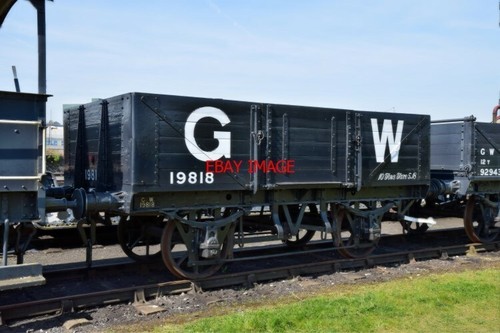 PHOTO GWR 'OPEN' 5-PLANK 10 TON UNFITTED OPEN GOODS WAGON NO 19818 ...