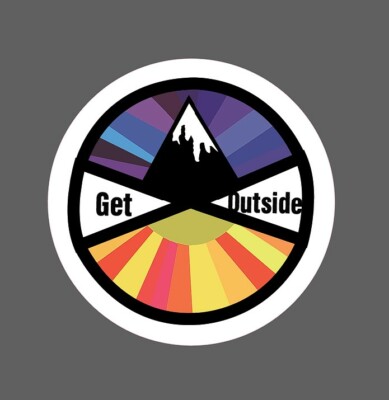 Get Outside Sticker Nature Air Waterproof | eBay