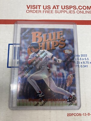 1997 Topps Finest Blue Chips w/ Coating Nomar Garciaparra #41 Boston ...
