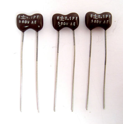 8pF 500V Silver Mica Capacitors: Radios, Amps, Transmitters, QRP, Etc ...