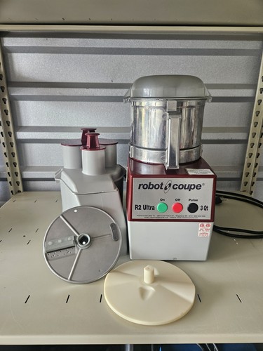 Robot Coupe R2 Ultra 3 Quart Food Processor w/ Stainless Bowl and ...