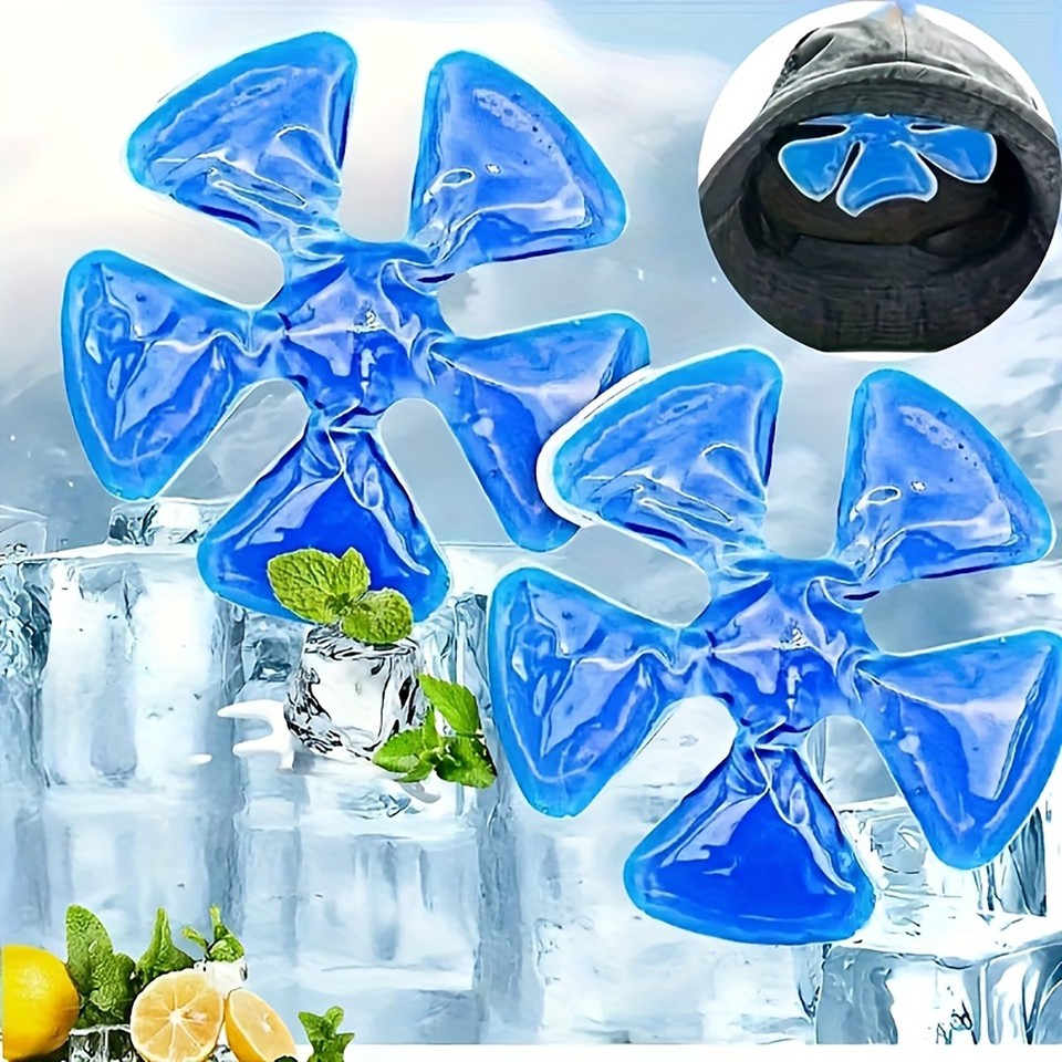 Reusable Cold Compress Ice Gel Pack For Catcher Hat Helmet Ice Pack ...