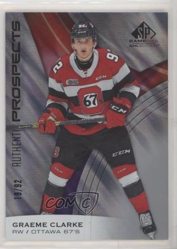 2019-20 Upper Deck SP Game Used CHL Edition /92 Graeme Clarke #14 | eBay