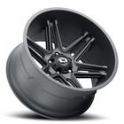 20x10 Vision 363 Razor 5x150 -25 Satin Black Wheels Rims Set(4) 110.2 ...