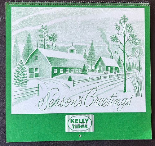 Vintage Unused 1966 Kelly Springfield Tires Calendar | eBay