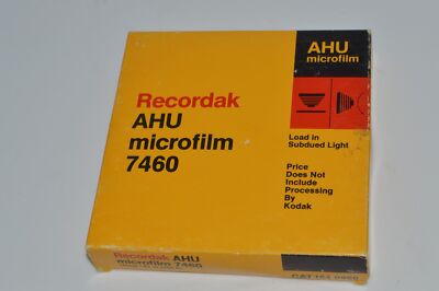 TC KODAK RECORDAK AHU MICROFILM 7460 16MM NEW Expired (FQM30) | eBay