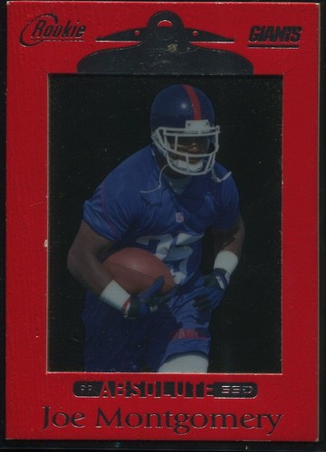 1999 Playoff Absolute Joe Montgomery #179 Framed Acetate New York ...