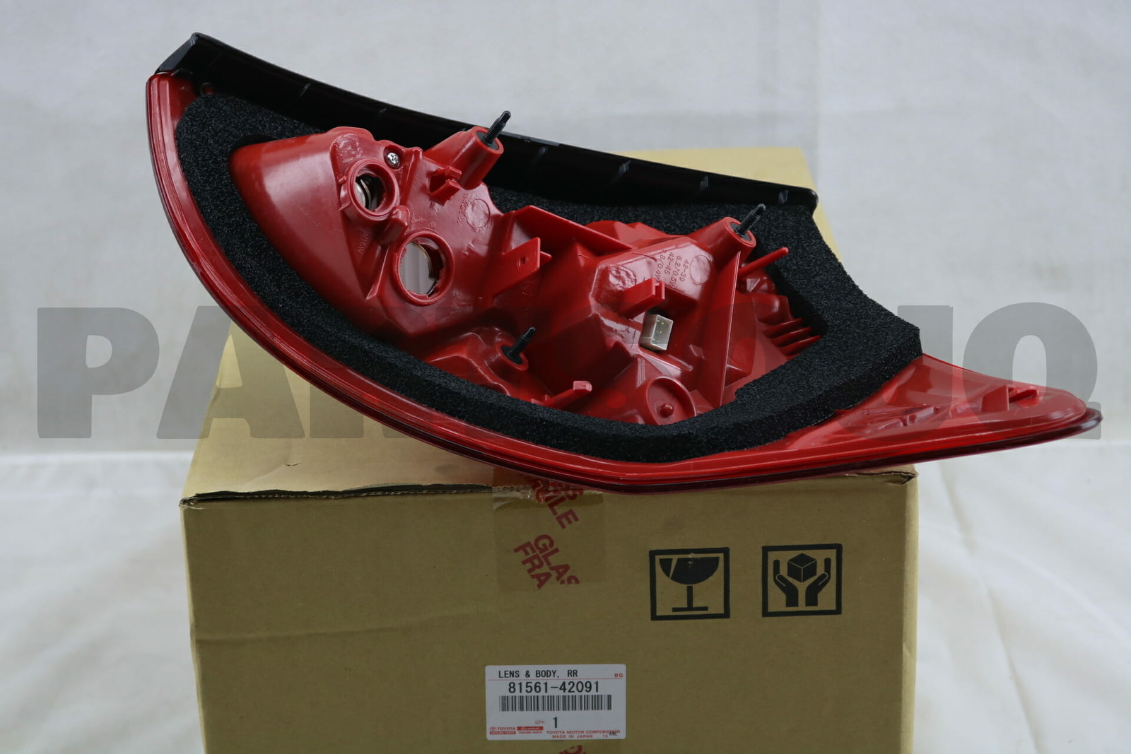 8156142091 Genuine Toyota LENS, REAR COMBINATION LAMP, LH 81561-42091 ...