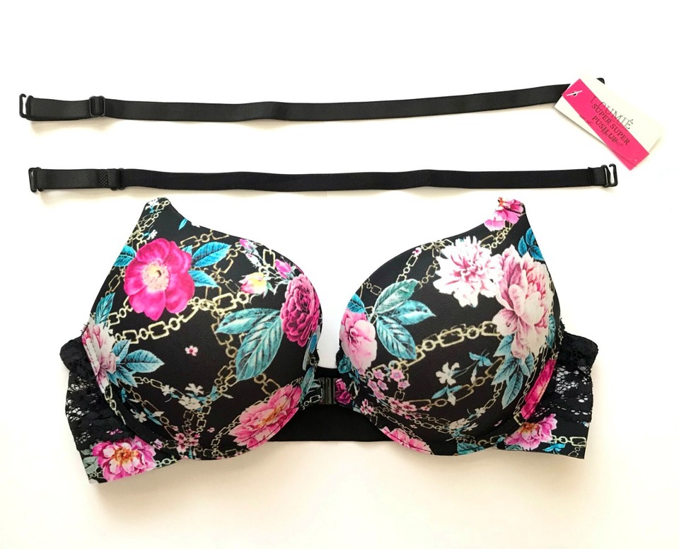 ILYS Front Closure Super Super Push Up Convertible Bra 32B,34B,38B,34C ...