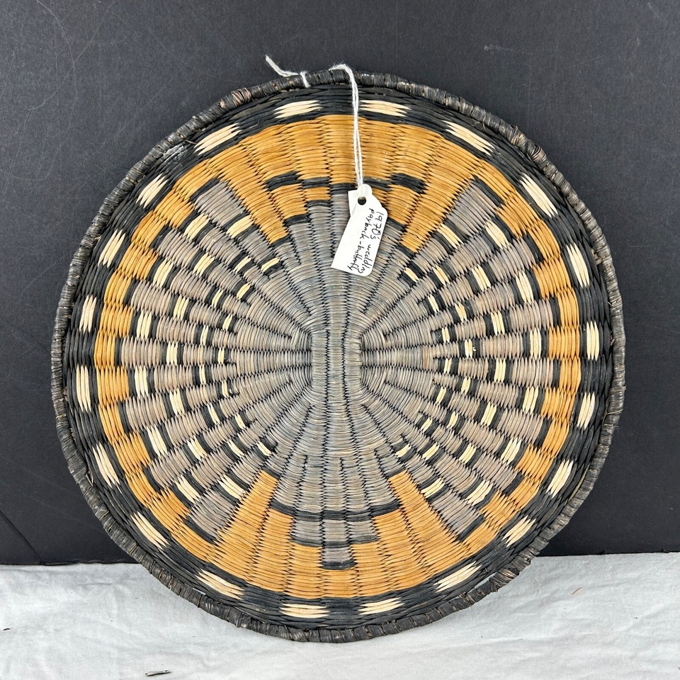 Hopi Butterfly Design Wicker Basket | eBay