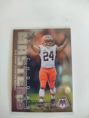 2023 PANINI MOSAIC NICK CHUBB TOUCHDOWN MASTERS Card No. TM-NC Browns ...