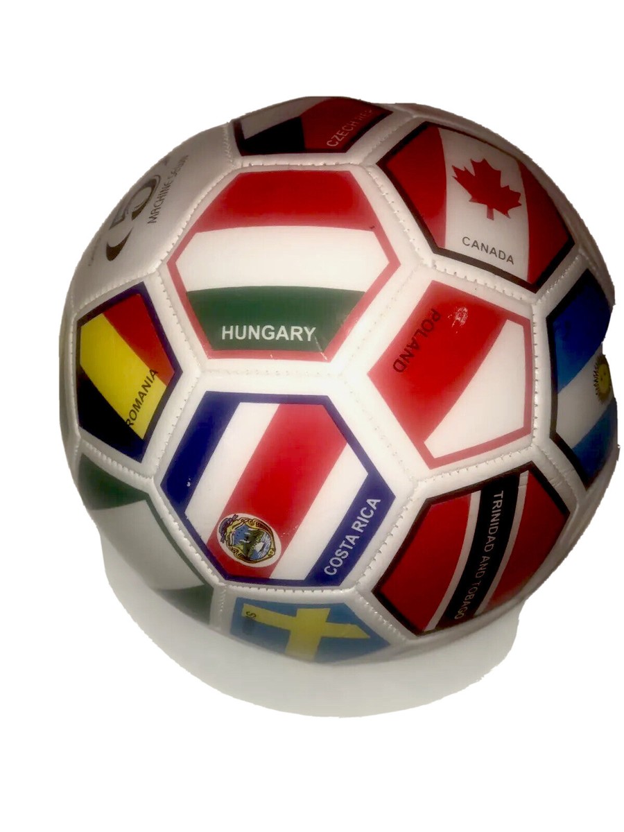 World Flag Soccer Ball International Country Flags FootbBall World Cup