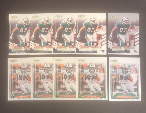 (10) Wes Welker 2006 - 2007 Score & Select Miami Dolphins Lot | eBay