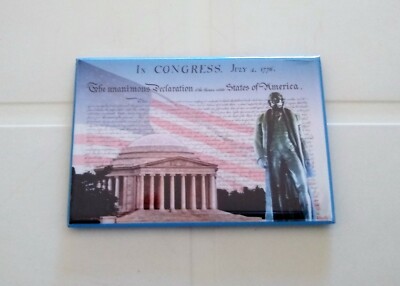 THOMAS JEFFERSON MEMORIAL SOUVENIR FRIDGE MAGNET - WASHINGTON DC | eBay