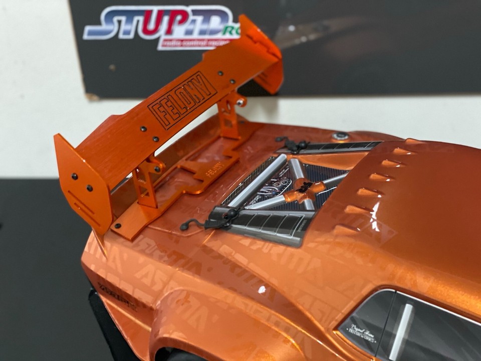 Arrma Felony ORANGE Kit - Front Bumper, Side Skirts and Rear Wing ...