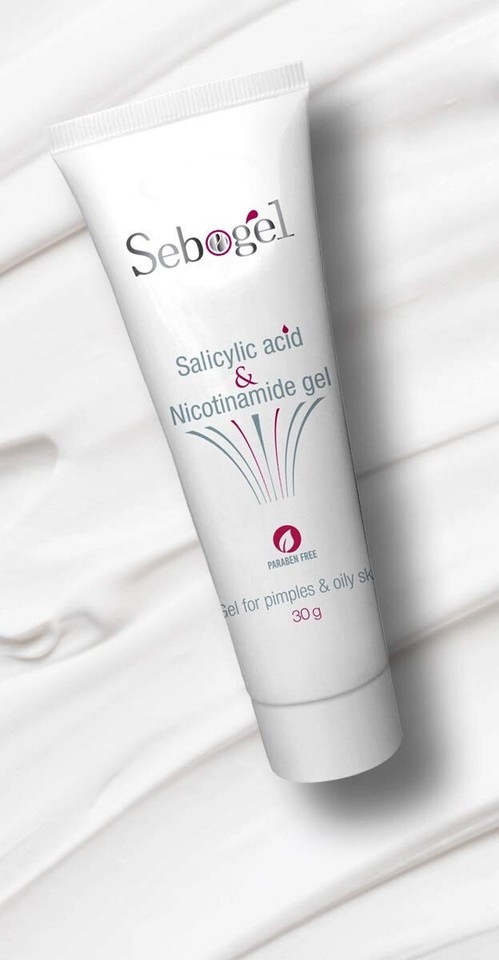 Sebogel Salicylic Acid & Nicotinamide Gel for Pimples and Oily Skin ...