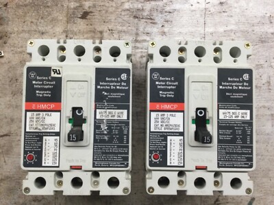 Westinghouse 15 amp 3 phase 408v HMCP Breaker | eBay