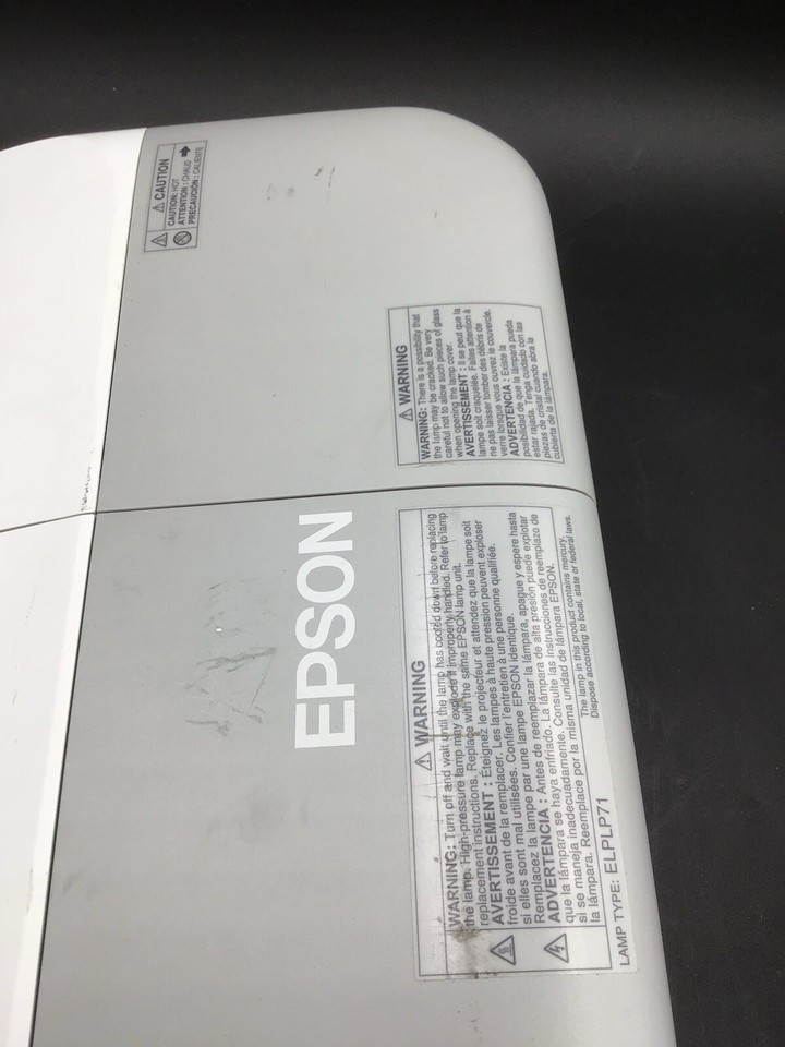 EPSON BrightLink 575|475Wi Projector HDMI, 3300, 456 Hours | eBay