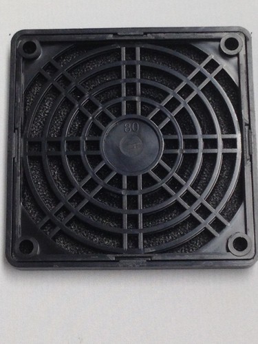 Fan Guard Plastic 80mm Dust Filter Cover black for 80mm fan 1pc | eBay
