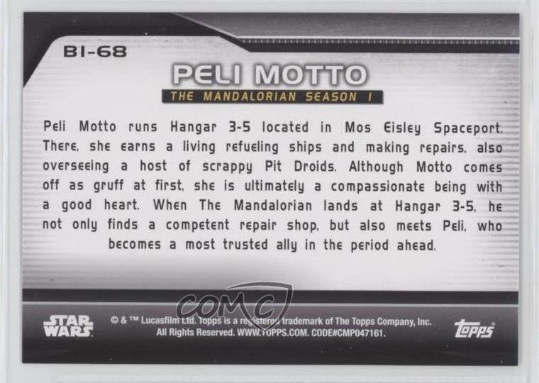 2021 Star Wars Bounty Hunters Level 1 Blue The Mandalorian Season Peli ...