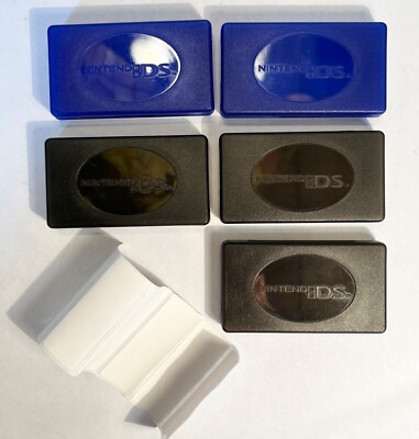 Lot of 5 OEM Nintendo DS Two-Game Storage/Pocket Cases, Six Labels | eBay