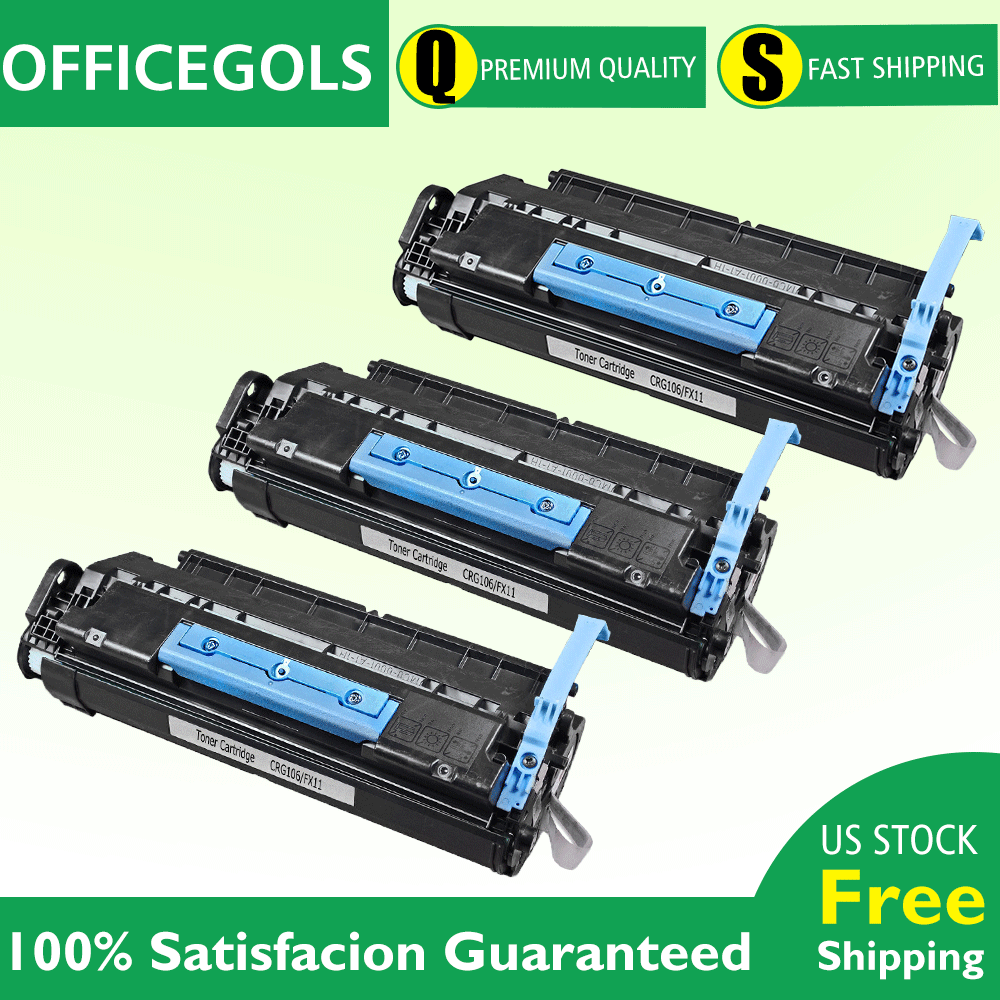 3 x 106 Toner for CANON MF6500 MF6530 MF6550 MF6560 MF6580 MF6590 ...