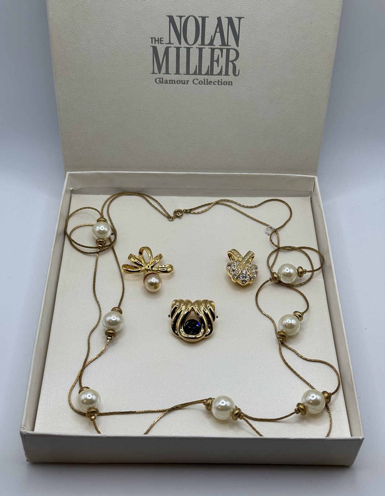 Nolan Miller Glamour Collection Changeable Slide Pear… - Gem