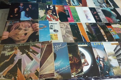 VINYL LPs 70s 80s ROCK POP COMBINED POSTAGE RECORD COLLECTION JOB LOT ...