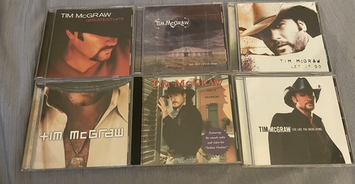 Tim McGraw CD Lot of 6 Greatest Hits Let It Go Set This Circus Down ...