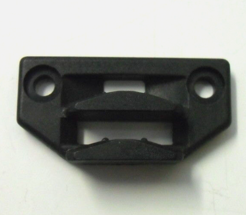 Wide Polyplastic Window Catch Plate Black Plastic Caravan Motorhome ...