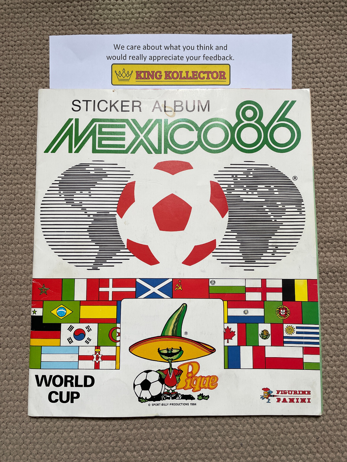 PANINI WORLD CUP 86 STICKER ALBUM ~ MEXICO 1986 ~ 100% COMPLETE ...