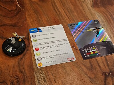 MM02 Marvel Heroclix Chaos War 030 Wasp Rare with legacy card | eBay