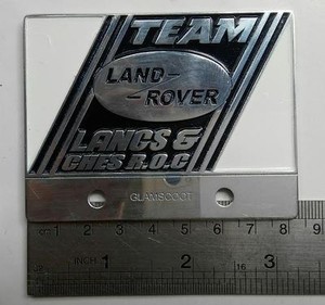 VINTAGE LAND ROVER CAR badge DEFENDER FOR SALE TEAM CLASSIC series 1 2 ...