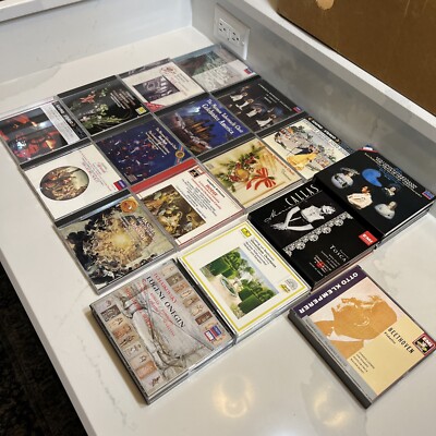 Lot 17 Classical Music Cds Piano Opera Orchestra Christmas String Box ...