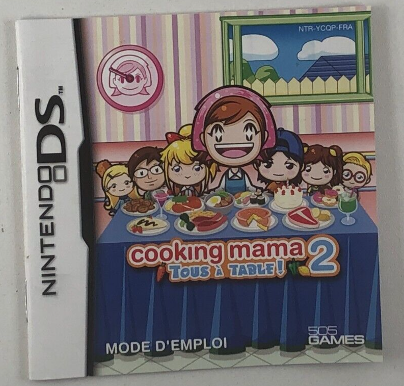 Livret Cooking Mama 2 DS | eBay