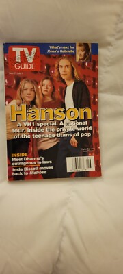 TV Guide Magazine June 27 1998 Hanson Brothers Washington-Baltimore Ed ...