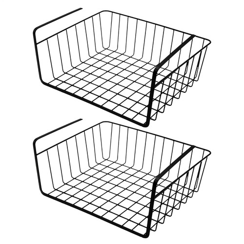 2PCS Hanging Net Basket Home Large Hanging Under The Cabinet Storage ...