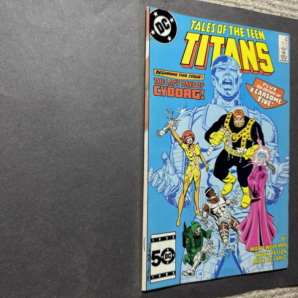 Tales Of The Teen Titans 56 - 1st Cameo App Of Jinx - Copper Age Dc ...