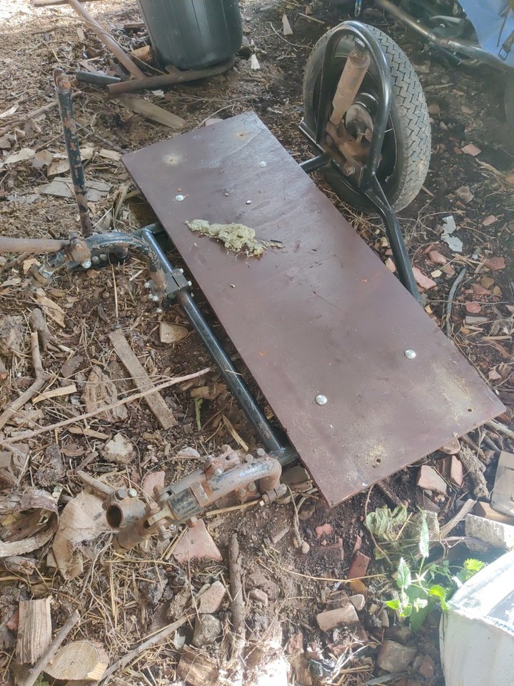 Cclassic old 16 inch wheel sidecar,chariot,combo chassis frame. | eBay UK