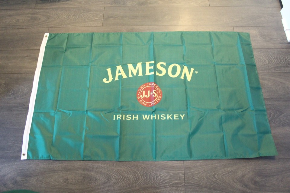 Jameson Banner Flag Irish Bar Pub Whiskey Green Garage Liquor Store ...