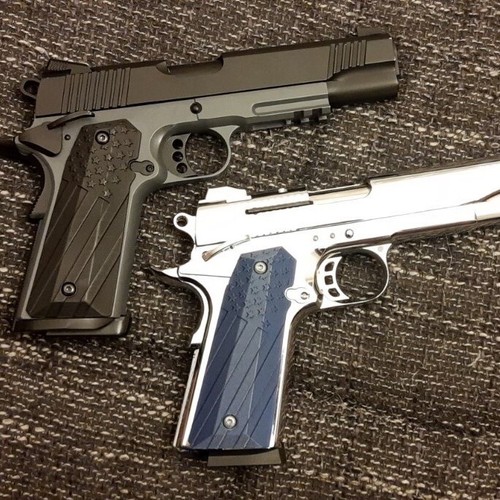 Colt 1911 Grips USA Flag Full Size | eBay
