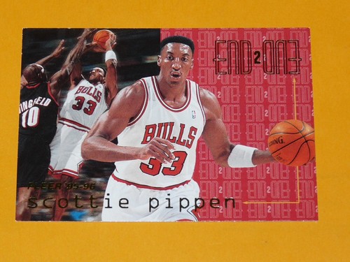 SCOTTIE PIPPEN CHICAGO BULLS USA 1996 NBA BASKETBALL FLEER CARD 95-96 ...
