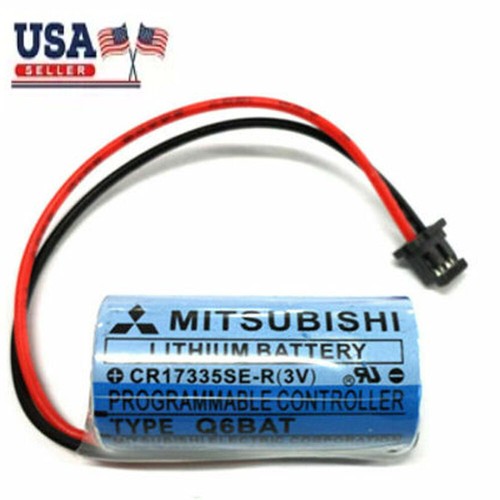 US 1800mAh Q6BAT CR17335SE-R 3V PLC Battery For Mitsubishi QNS FANUC ...