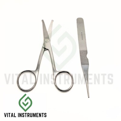 Circumcision Scissor and Probe Surgical Medical Urology Set, Stainless ...