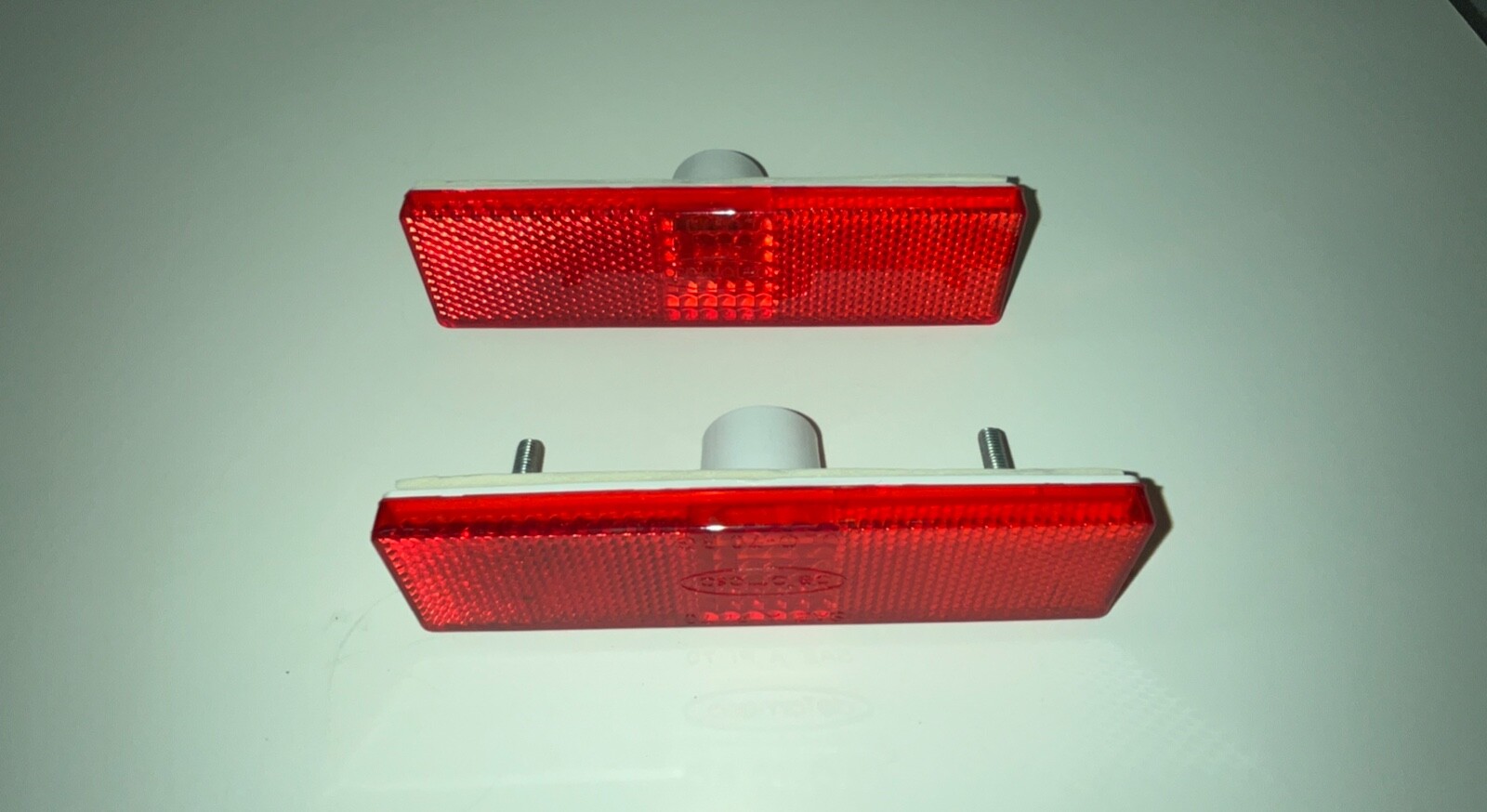 DeTomaso Pantera Parts - Pair of Red Rear Side Marker Lenses 16022A | eBay