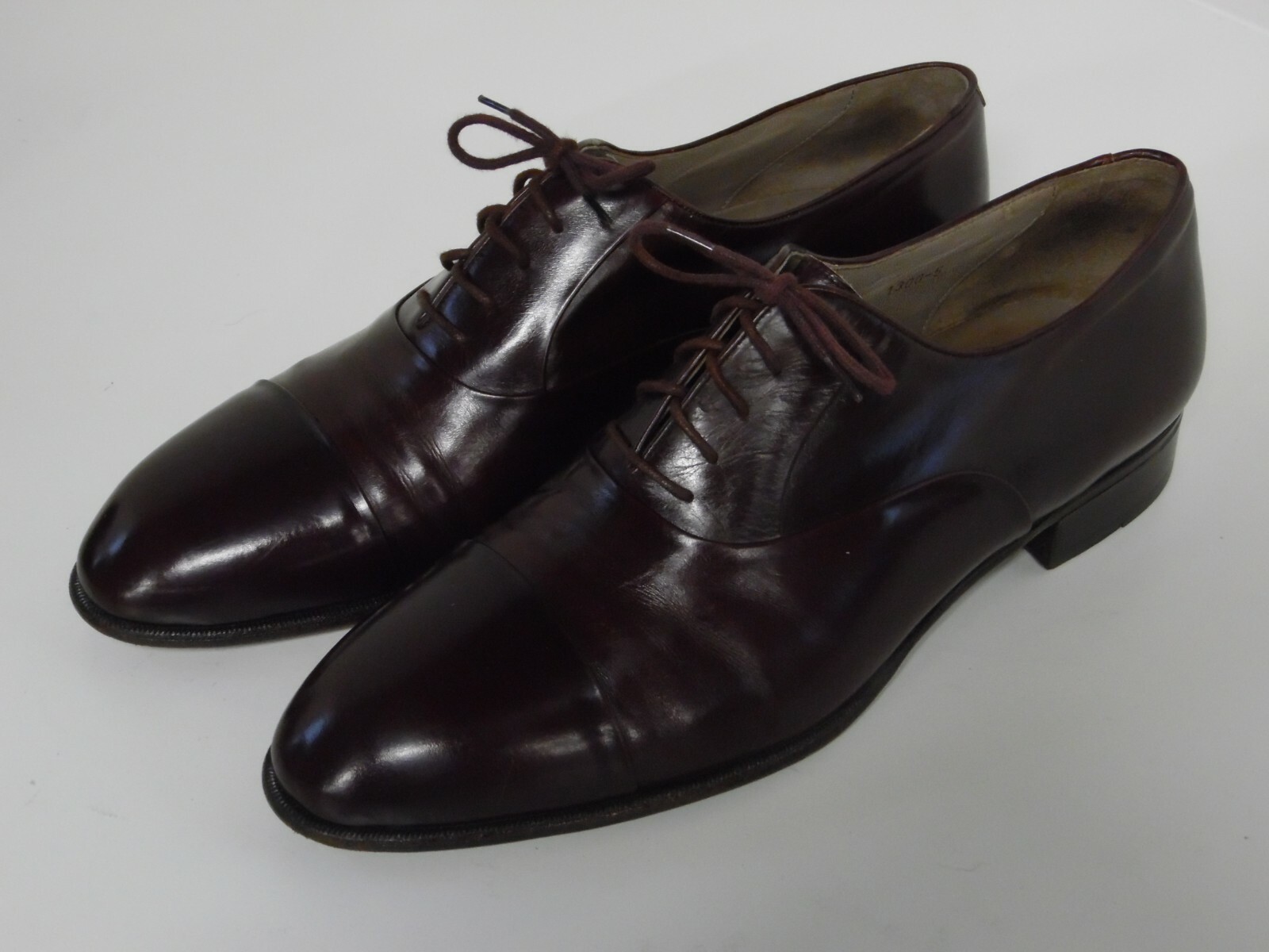 SANDRO MOSCOLONI Mens dark Brown Leather Shoe SIZE 11… - Gem