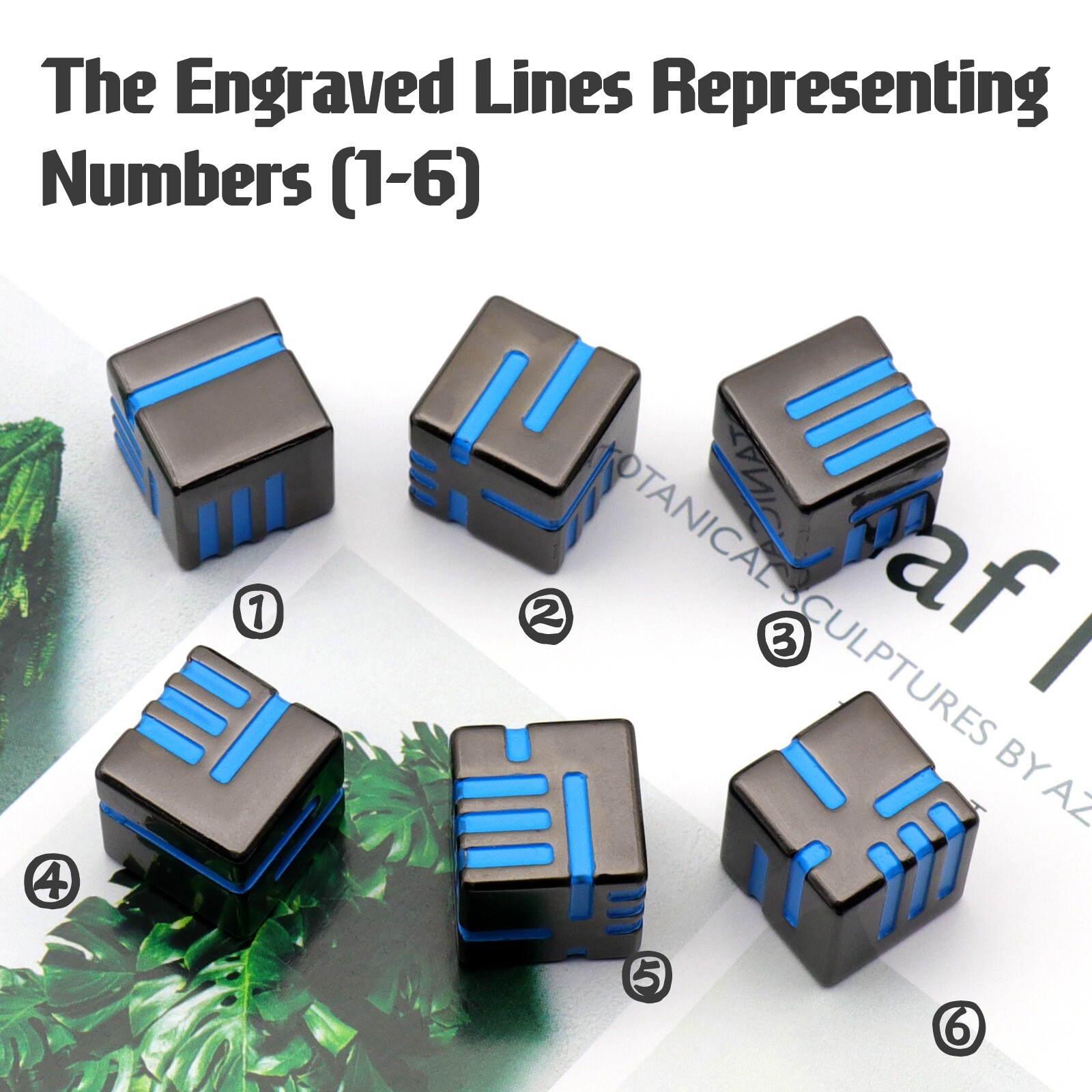 Custom Engraved Metal Dice Cubes in Compact Metal Tin Box Perfect for ...