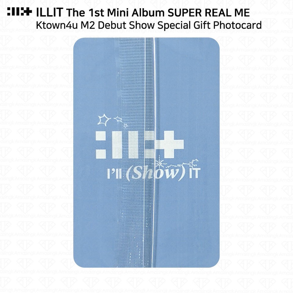 ILLIT 1st Mini Album Super Real Me Ktown4u M2 Debut Show Special Gift ...