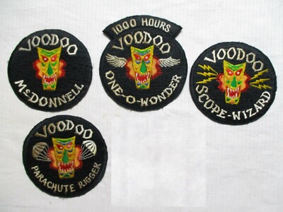 Patch_ Voodoo Mc DONNEL , USAF WONDER, MEDICINE MAN, SUPPLIER, WITCH ...