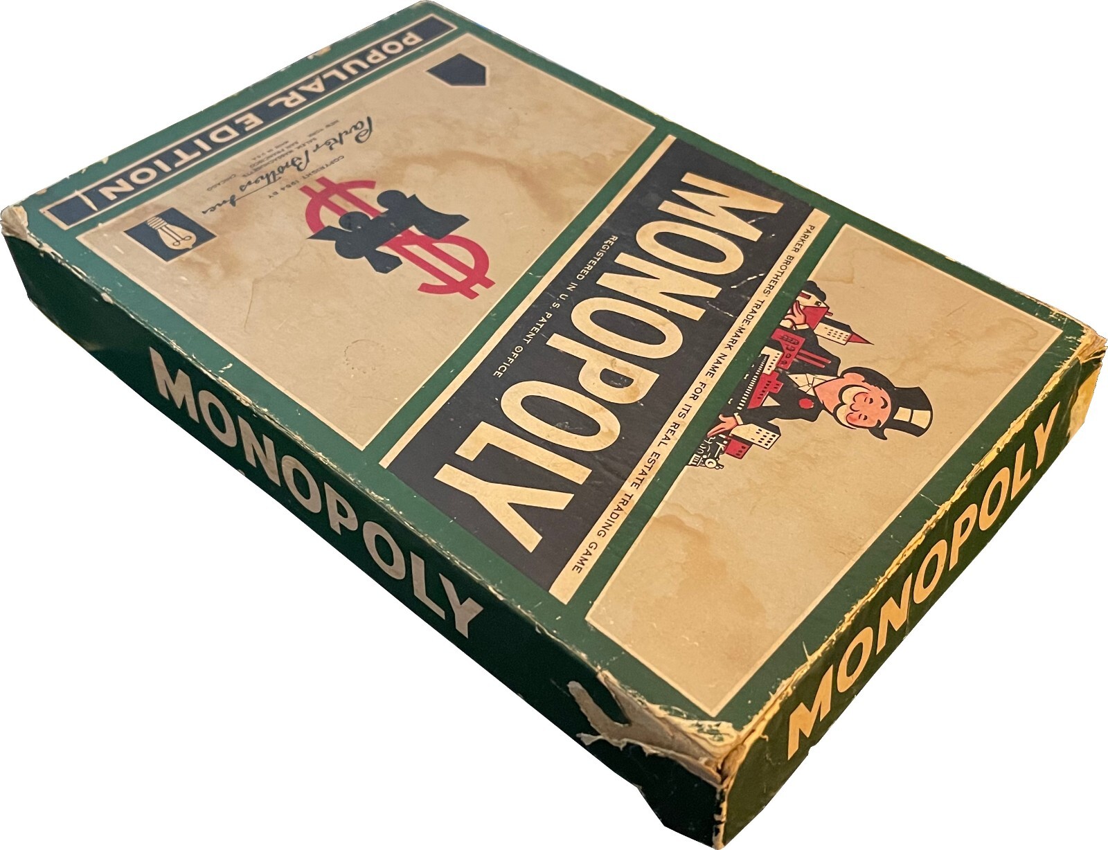 3.30 Vintage 1954 Monopoly Green Box Game Pieces; No Board | eBay